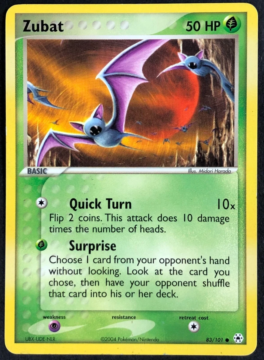 Zubat Pokemon Card
