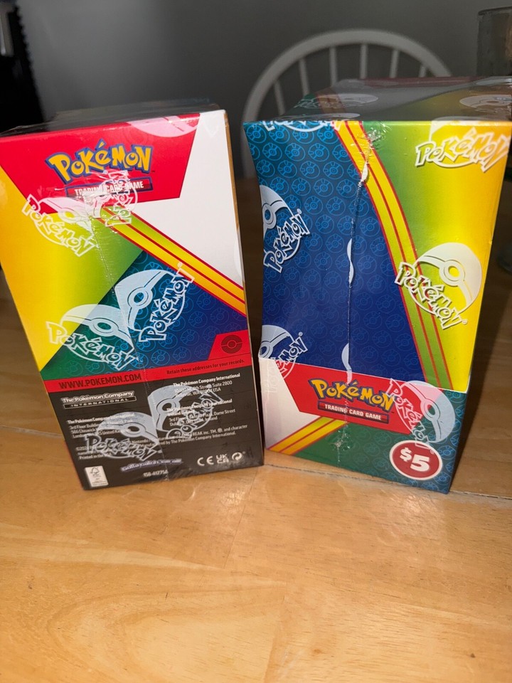2x Pokémon TCG $5 Mystery Packs Factory Sealed Cube Box – Trading Card ...