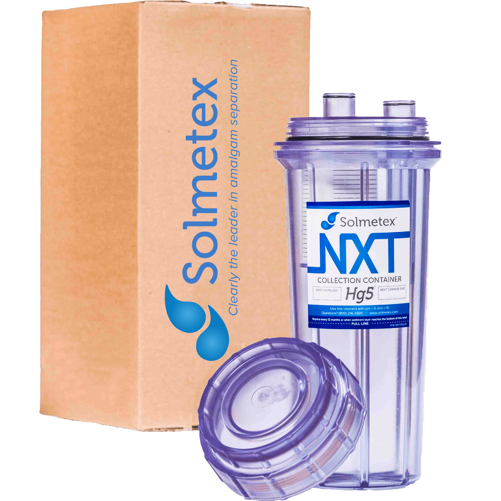 Solmetex NXT Hg5 Collection Container w/ Recycling | eBay