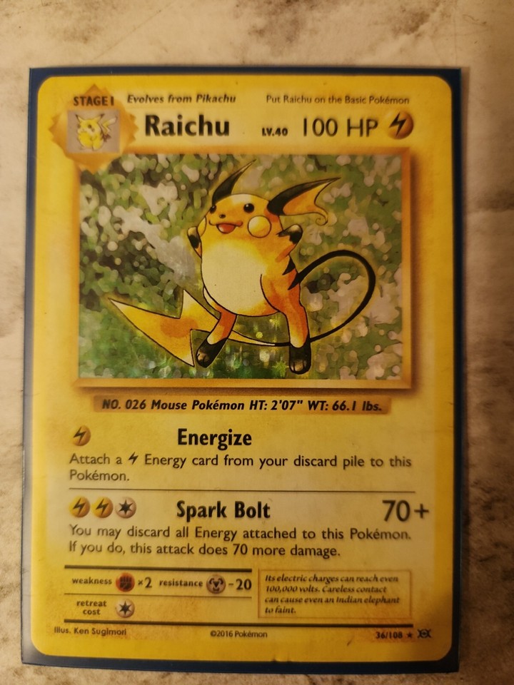 Pokémon TCG Raichu Theme Deck Exclusive 36/108 Regular Exclusive | eBay