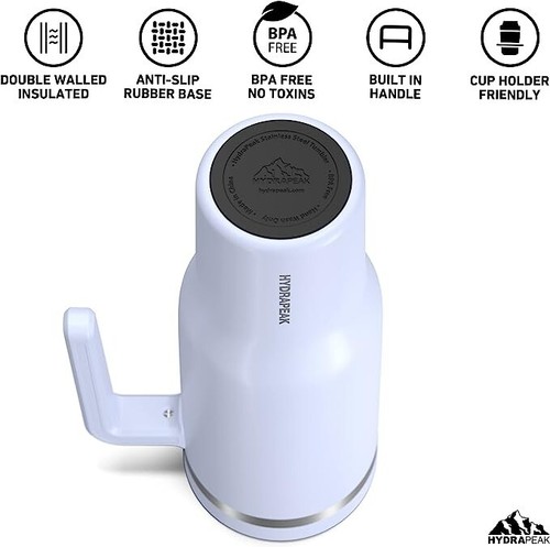 Hydrapeak Voyager 40 oz Tumbler With Handle and Straw Lid | Stainless ...