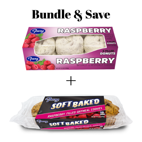 Franz Raspberry Filled Donuts & Raspberry Cookies – Bakery Bundle ...