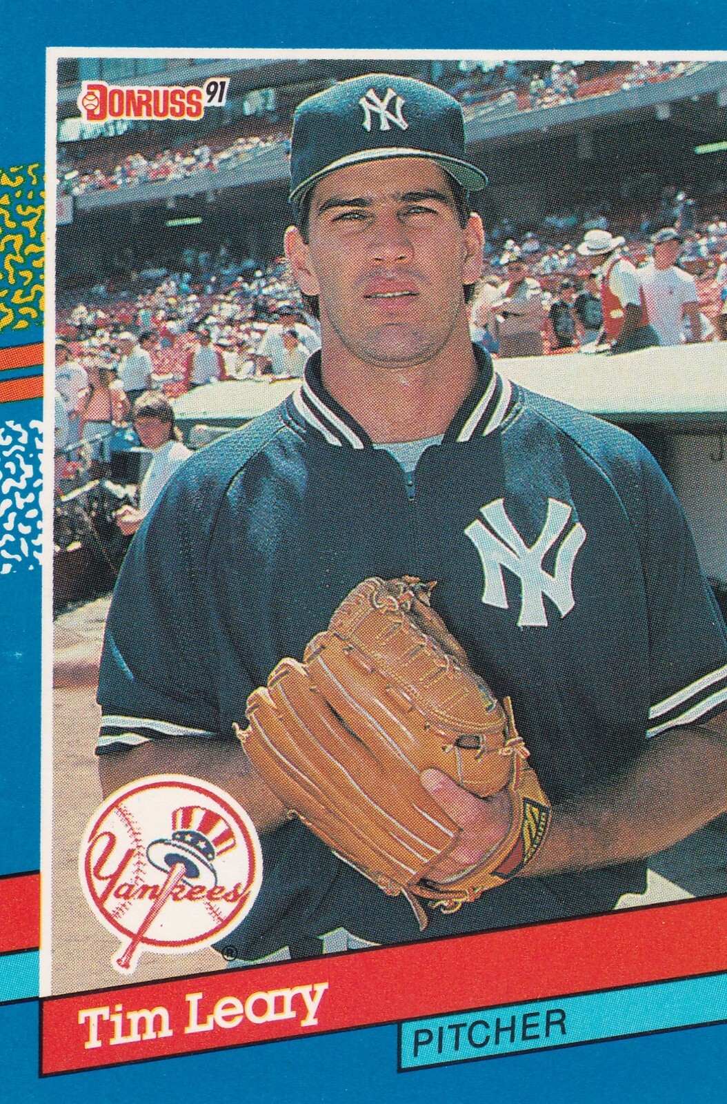 1991 Donruss #67 Tim Leary MLB New York Yankees + (Yes 4 Free Mystery ...
