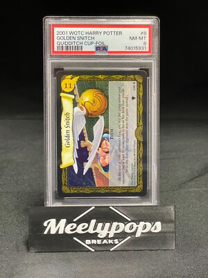 Golden Snitch 2001 WOTC Harry Potter Quidditch Cup Foil Rare #8/80 PSA ...