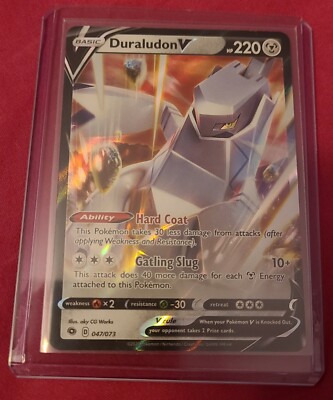 Pokemon DURALUDON V 047/073 Champion's Path ULTRA RARE HOLO - MINT | eBay