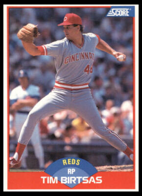 1989 Score #454 Tim Birtsas Cincinnati Reds | eBay
