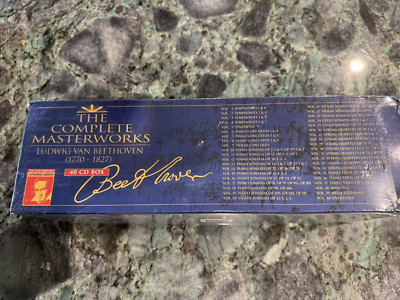 Ludwig Van Beethoven The Complete Masterworks 40 CD Box Set BRAND NEW ...
