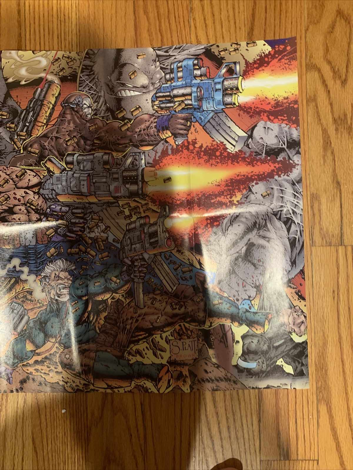 1994-95 Marvel Prophet Chapel Badrock Kirby Rob Liefeld Promo Poster NM ...