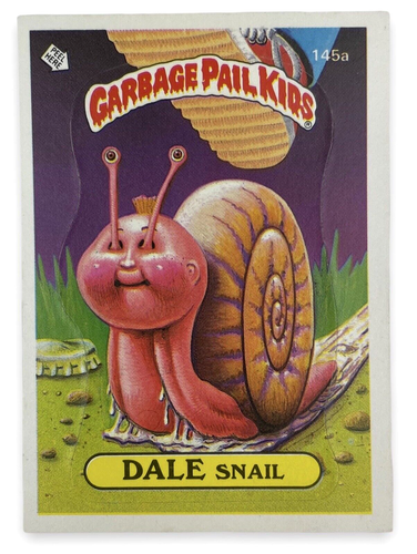 Dale Snail 1986 GARBAGE PAIL KIDS Sticker Card #145a Near Mint FAST! | eBay