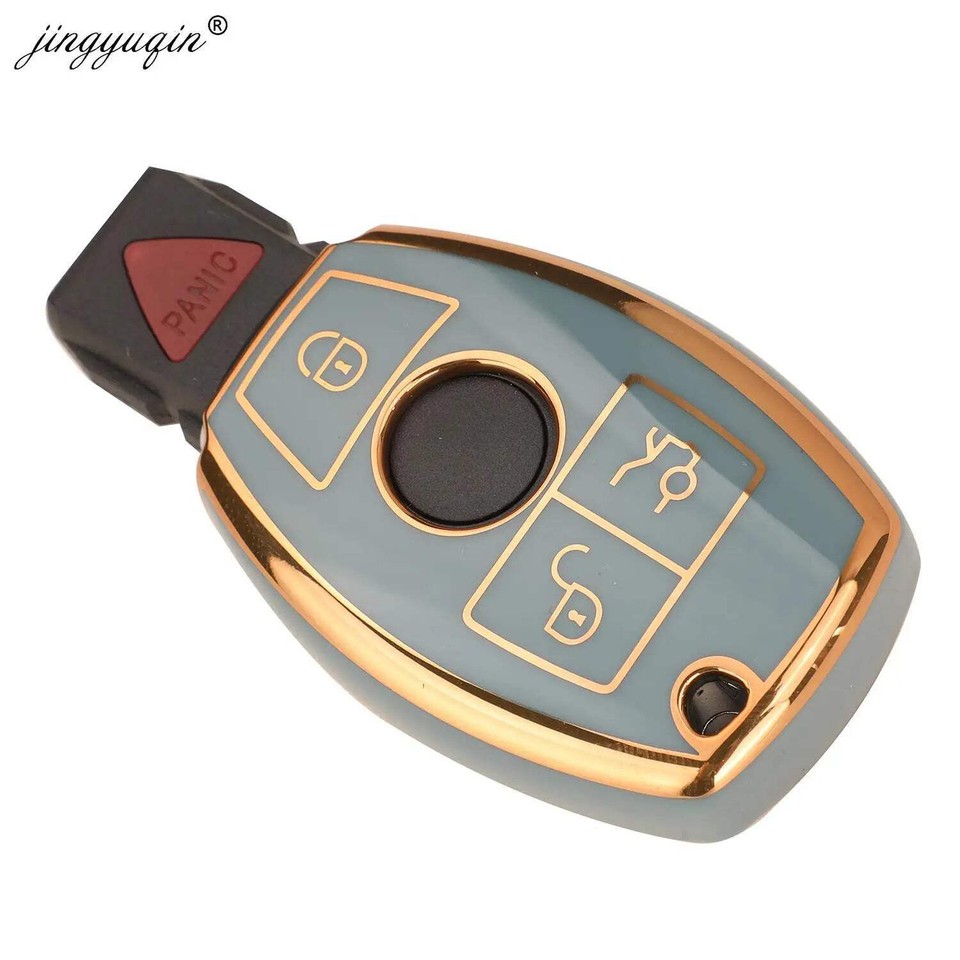 jingyuqin TPU Key Fob Cover For Mercedes Benz A B C E S Class W204 W205 ...