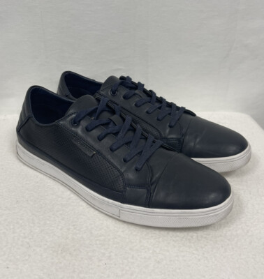 Mio Marino Low Top Leather Sneakers in Navy Blue Mens size 12 | eBay