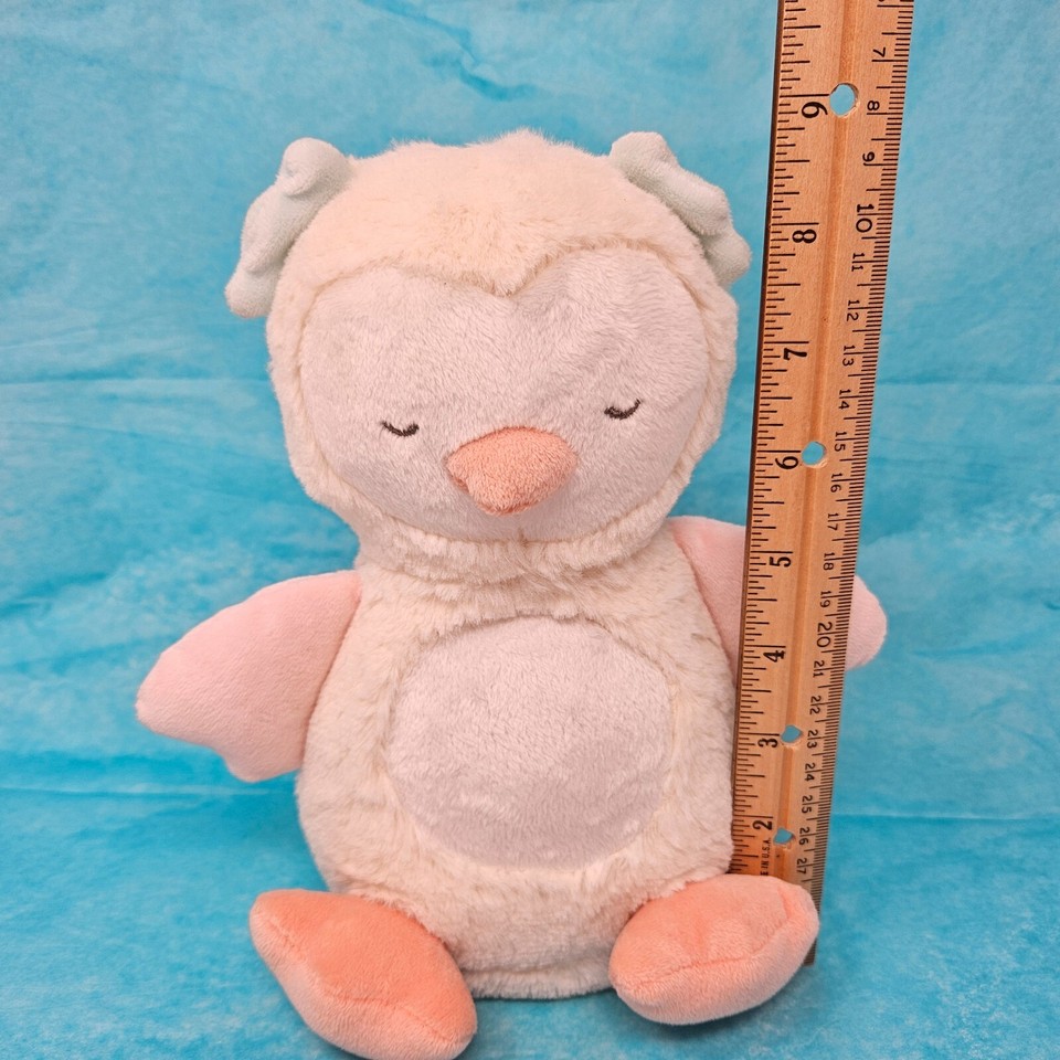 Carters Musical Light Up Glow Belly Owl Plush Stuffed Animal Lullaby ...