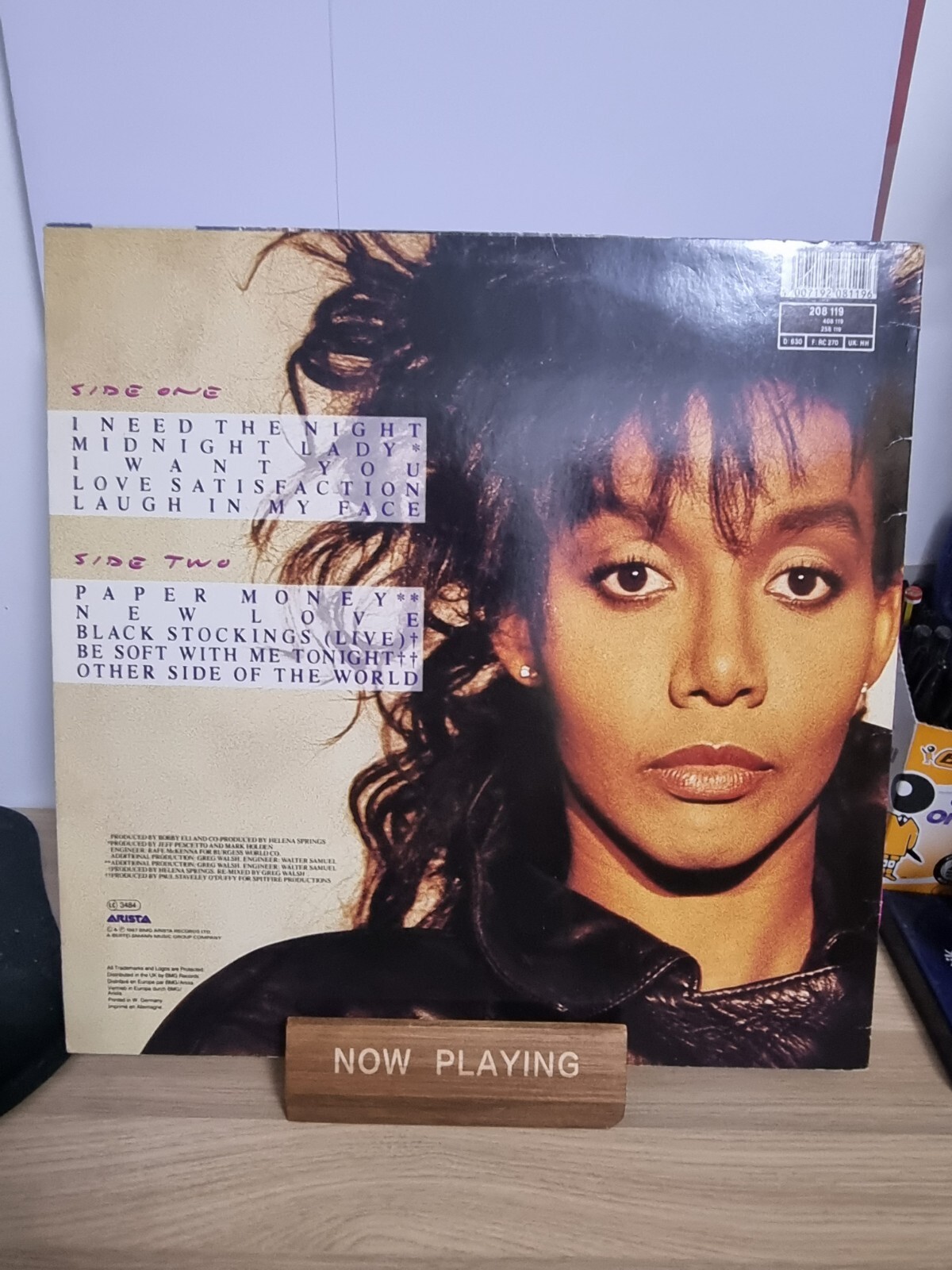 HELENA SPRINGS-NEW LOVE 1987. FUNK/SOUL ELECTRONIC VINYL ALBUM RECORD ...