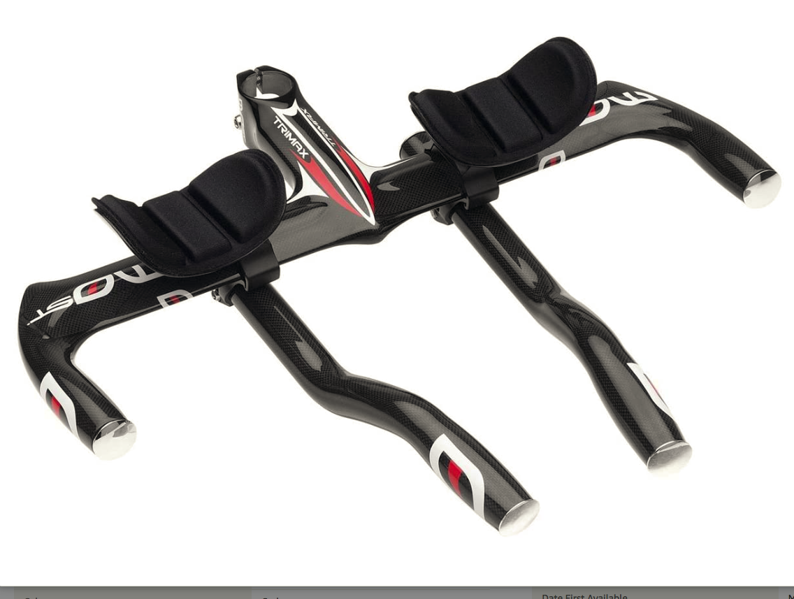 Most - Pinarello TRIMAX Aero Bars - Triathlon / Time Trial | eBay