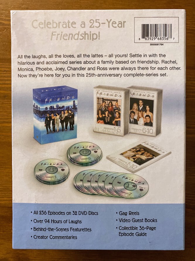 Brand NEW!!! Friends: The Complete Series 25th Anniversary Collection ...