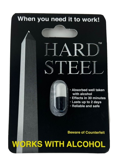 Hard Steel Male Sexual Enhancement Capsule for Men - 12 Count for sale ...