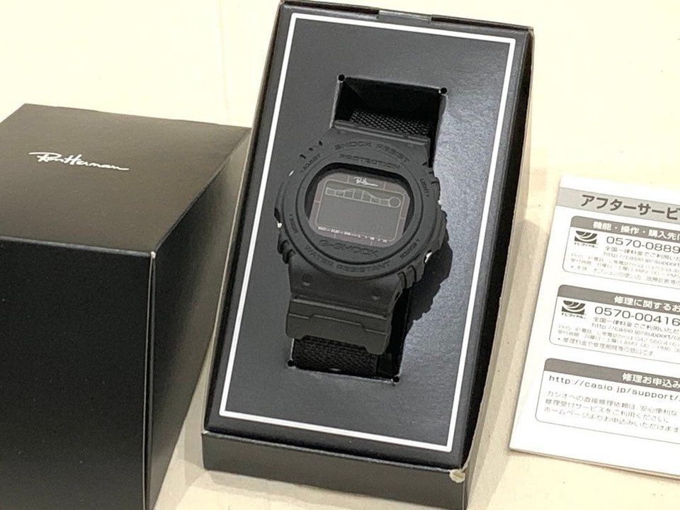 G-SHOCK GWX-5700CS-1JF Ron Herman shock regist very good condition with ...