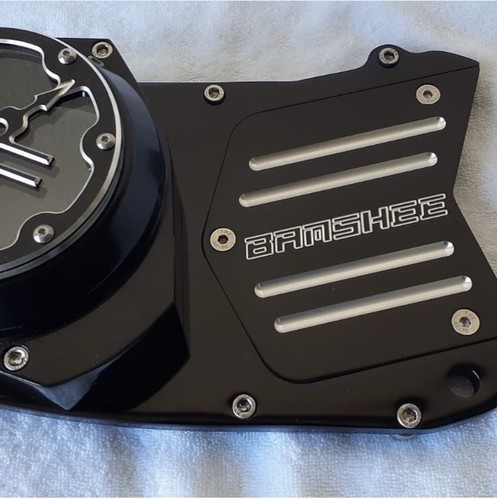 Yamaha Banshee 350 ATV Very Nice Billet Stator Cover Black Anodized | eBay