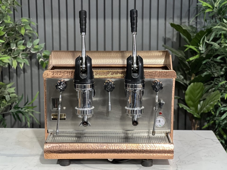VICTORIA ARDUINO ATHENA LEVA 2 GROUP BRONZE ESPRESSO COFFEE MACHINE ...