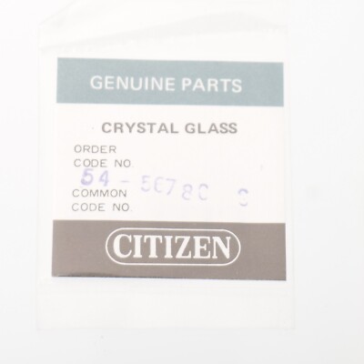 Genuine Citizen Watch Glass Crystal Part 54-56780 New Stock Watchmaker ...