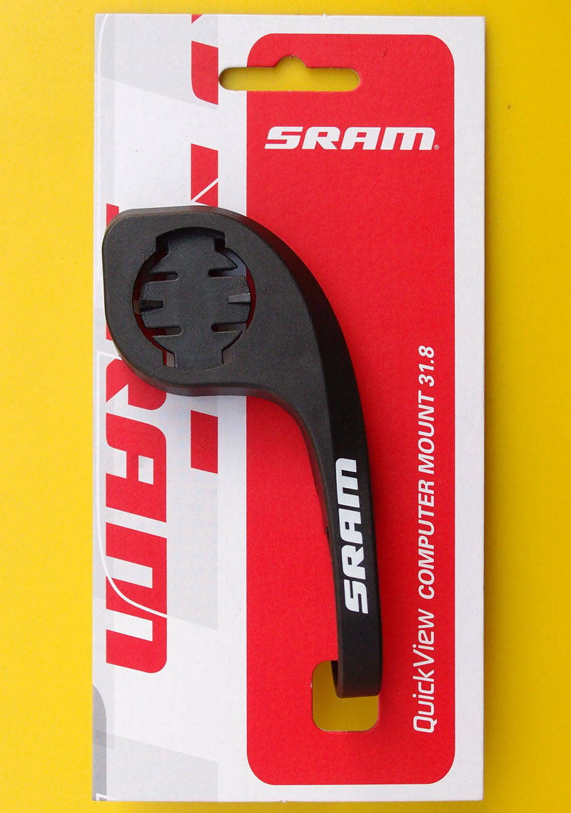 SRAM QuickView Road Computer Mount for Quarter Turn Garmin Edge Series ...