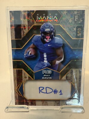 2024 Wild Card Mania American Football Diamond /10 Ray Davis Rookie ...