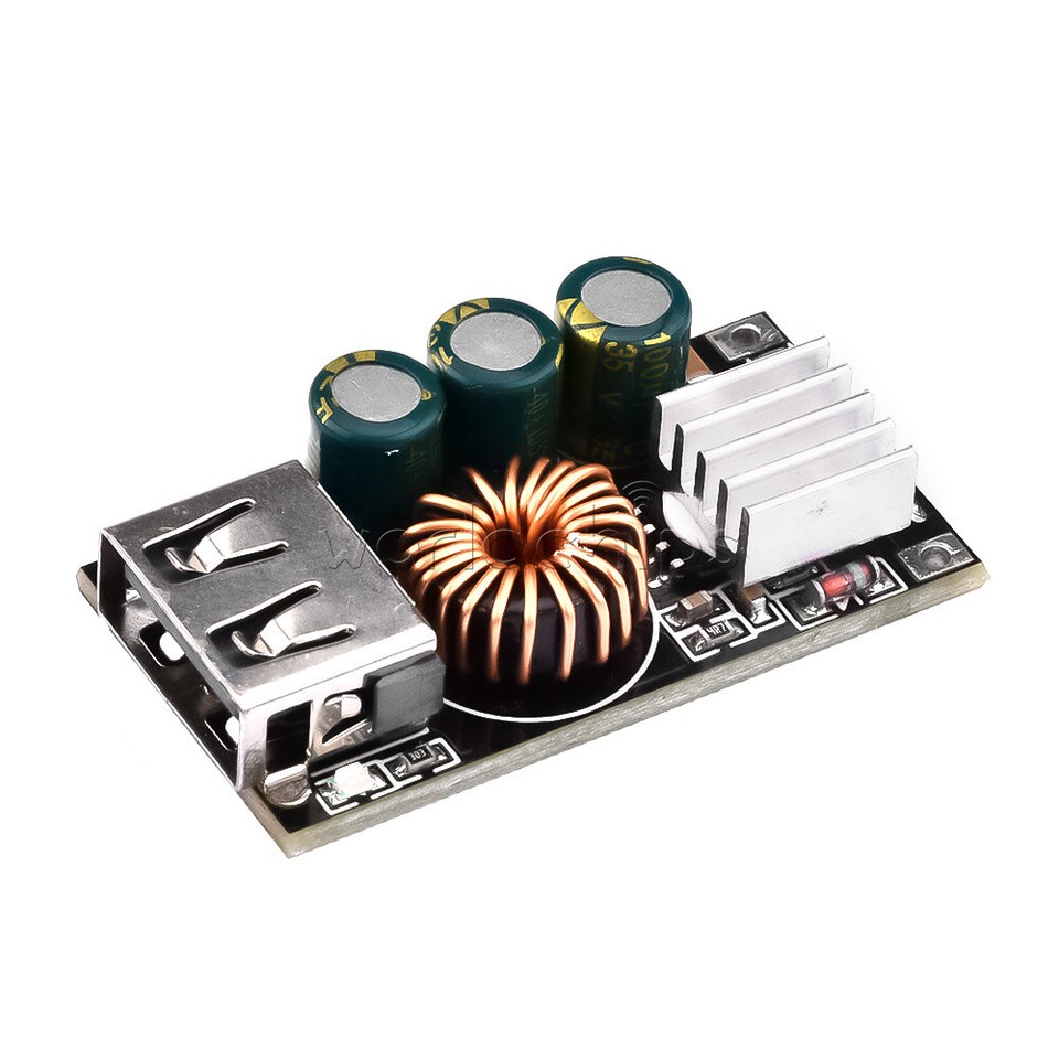 USB Mobile Phone Charging Board Fast Charging Car DIY Conversion Module ...
