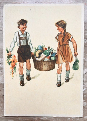 Vintage Postcards Boy Products Girl Child Vintage Postcard Kids | eBay