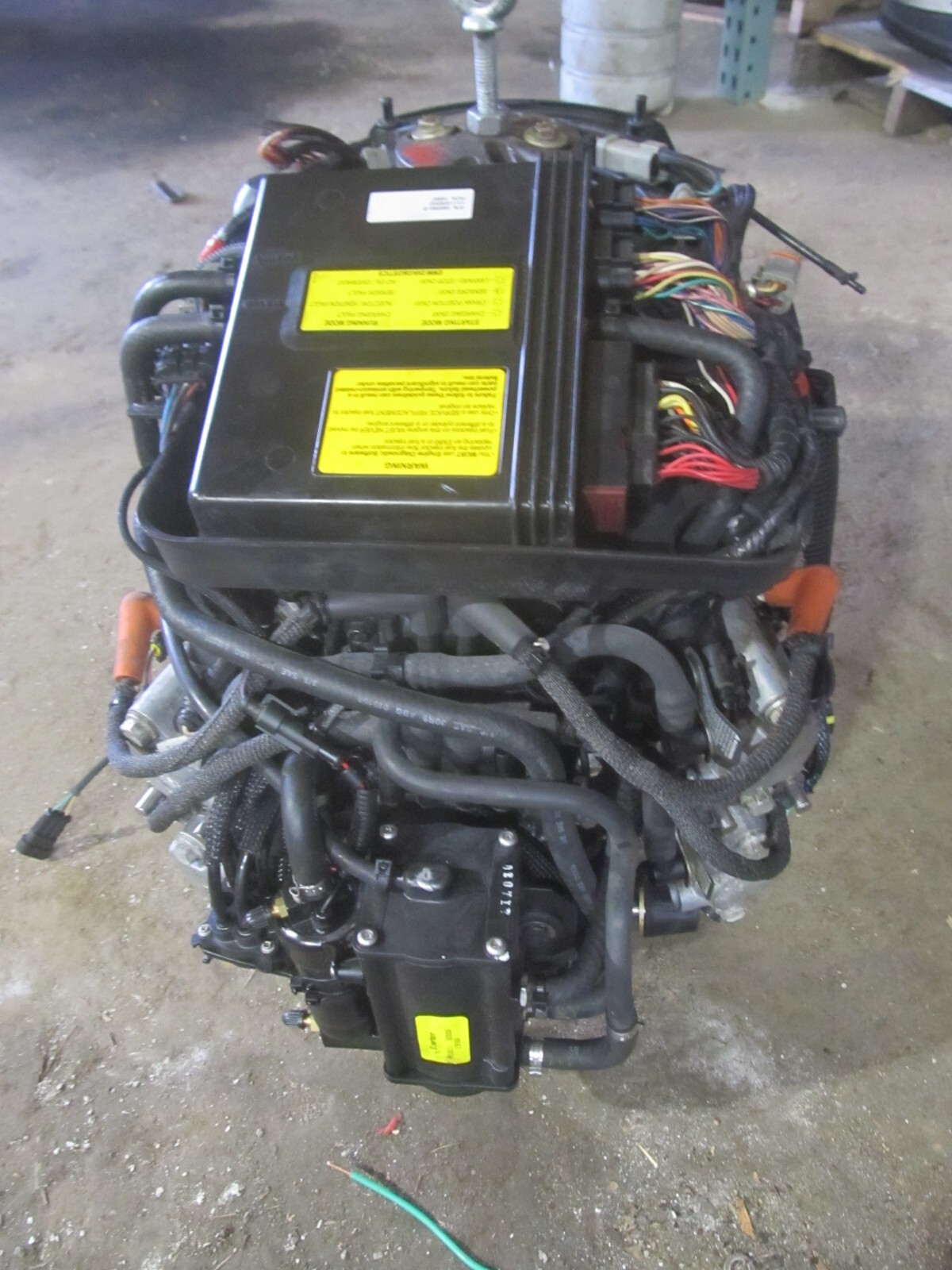 2008 EVINRUDE OUTBOARD BOAT MOTOR E-TEC 115HP 2-STROKE RUNNING ...