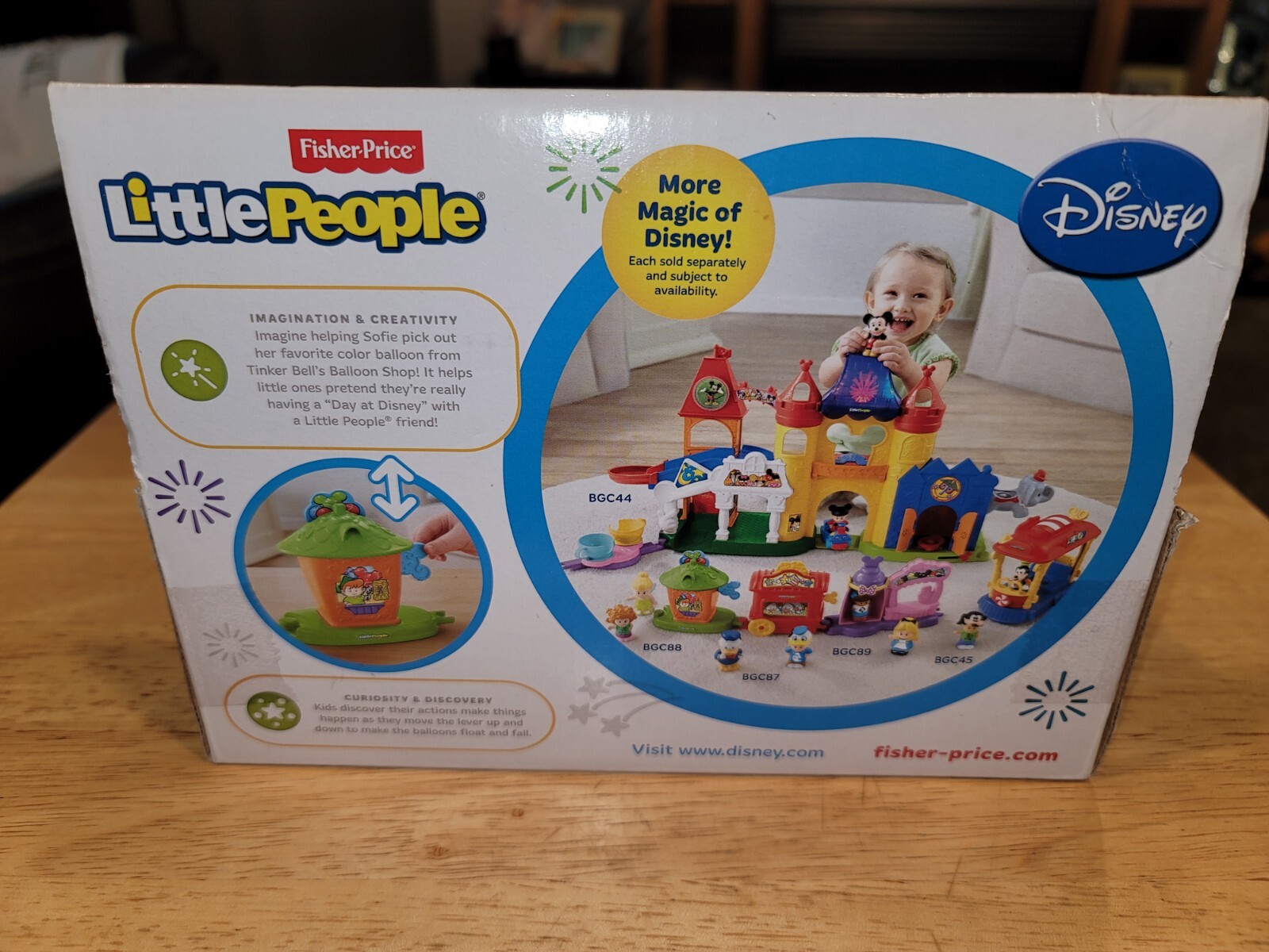 Fisher Little People Magic of Disney Tinkerbell Balloon Shop Fairy for ...