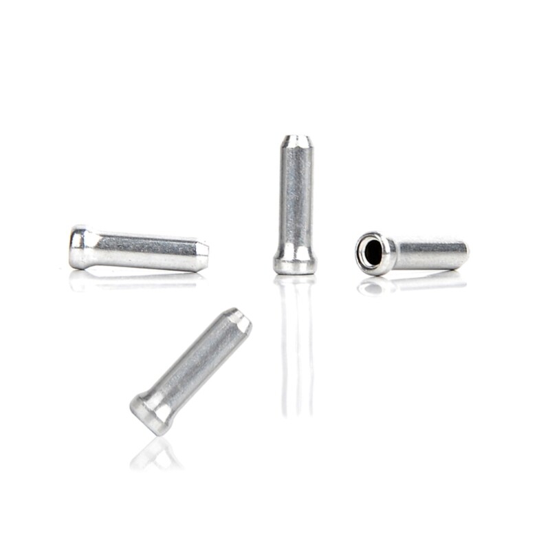100 Pcs Bike Brake Cable End Crimps Ferrules Caps End Tip Easy to Use ...