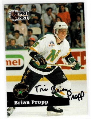 Brian Propp Signed 1991/92 Pro Set Card #113 "To Tim" | eBay