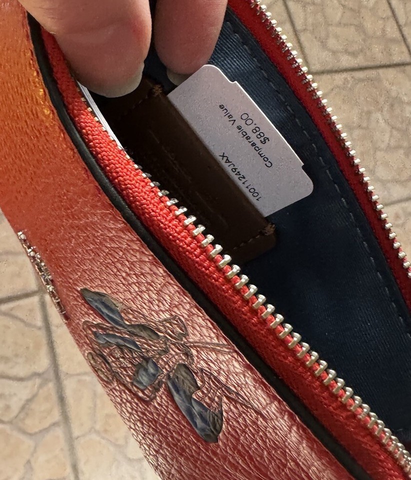 Coach X Marvel Spider-man Wristlet- Red (Spiderman) | eBay