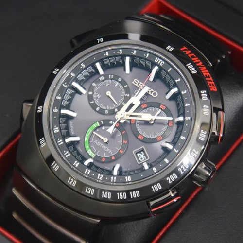 Seiko Astron Giugiaro Design 2017 Limited 3000 Sbxb121 Ti Black 53.2mm ...