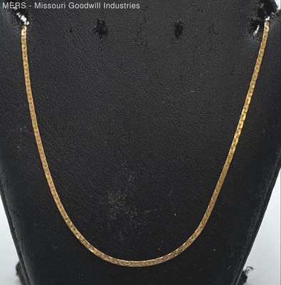 29.5" 14K Yellow Gold Boston Chain Link Necklace - 3.71 Grams | eBay