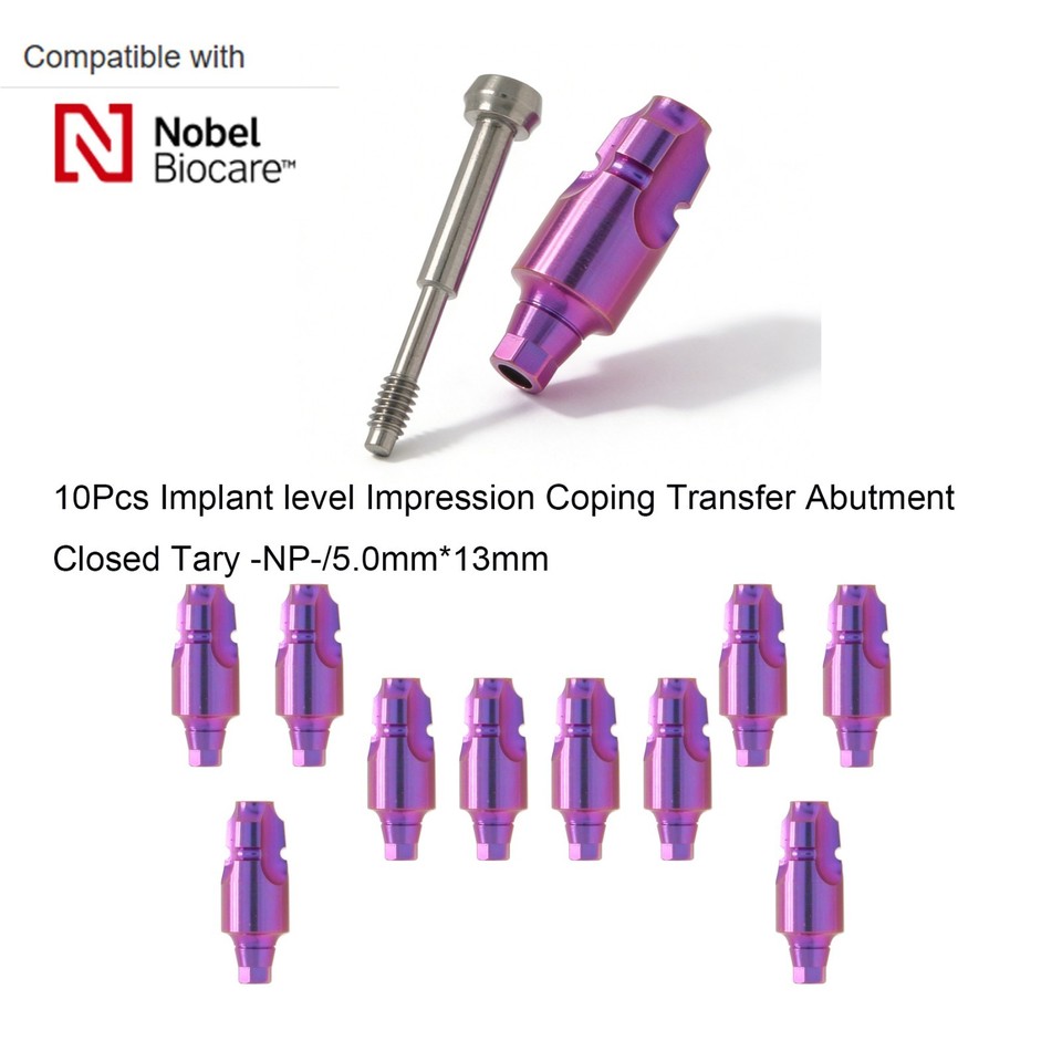 10Pcs Nobel Active Implant Level Impression Coping Transfer CC NP/RP ...