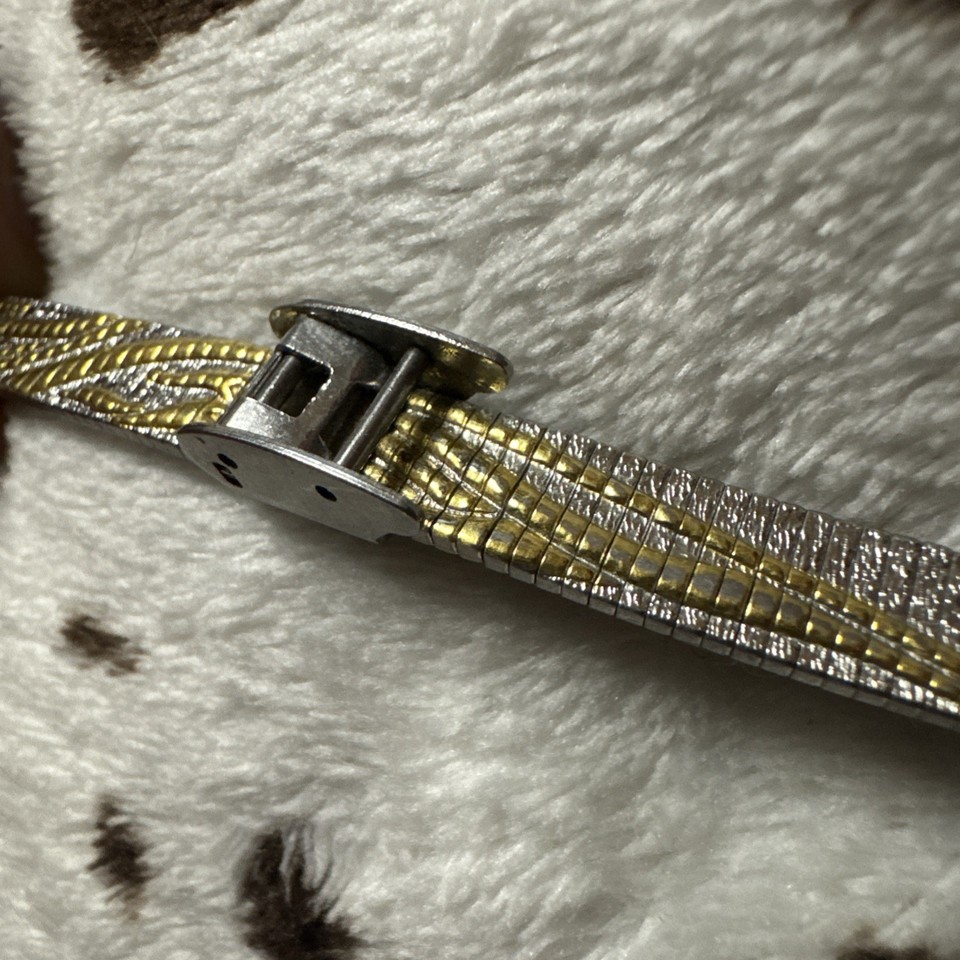 Avon Women AV023QB Fashion Diamond Two Tone Oval Quartz Analog 18mm ...