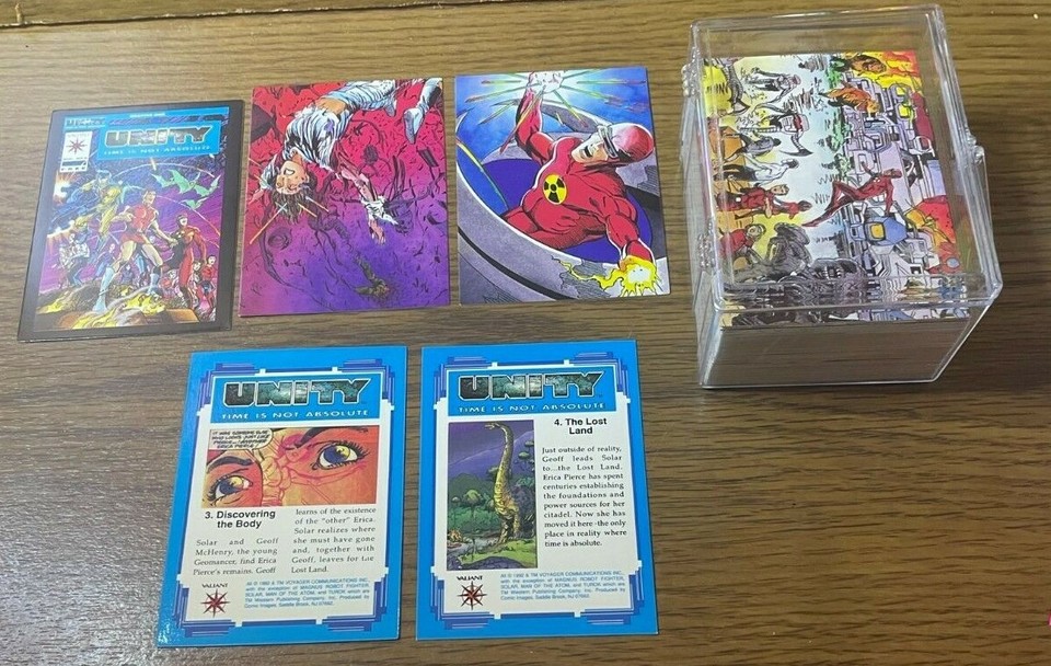 1992 Valiant Unity Complete Trading Card Set | eBay