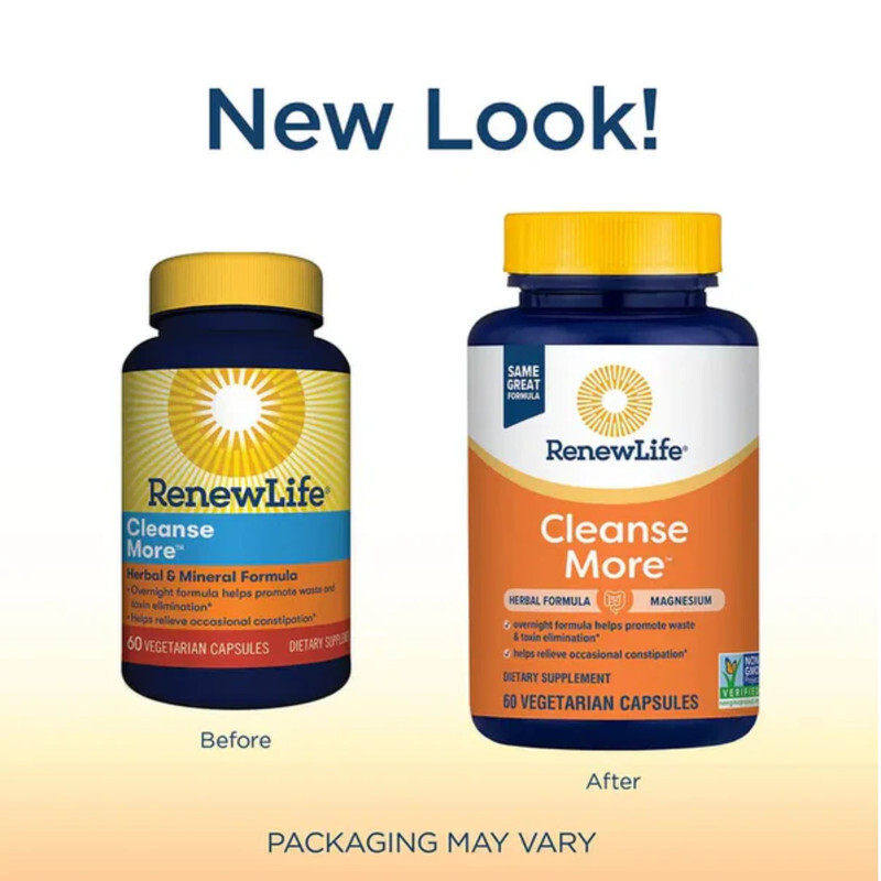 Renew Life Cleanse More - 60 Vegetarian Capsules 631257534408| eBay