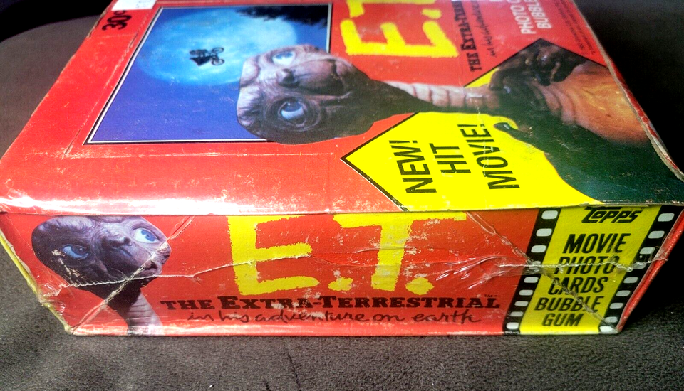 1982 TOPPS E.T. NON SPORTS TRADING CARD BOX FRACTORY SEALED 36 Shrink ...