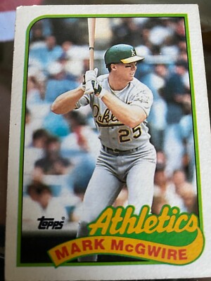Mark McGwire #70 Error Card/ Wrong Weight. 1989 Topps | eBay