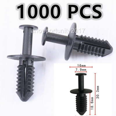 1000Pcs Fender Liner Rivet Push Type Clips Retainer For Mercedes Benz ...