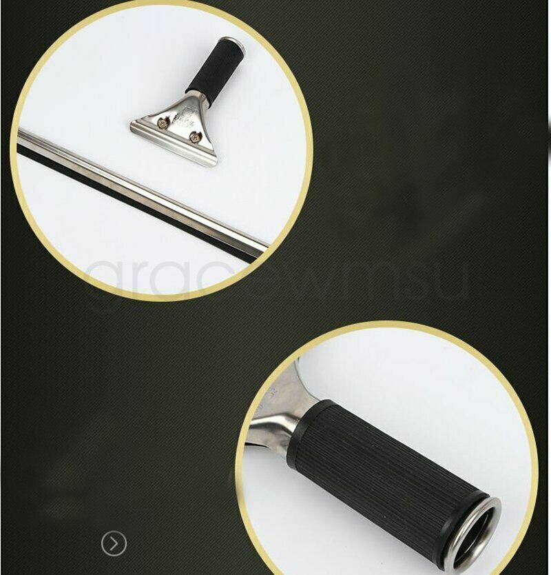 Professional 25 45cm Window Squeegee Glass Cleaner Applicator Rubber ...