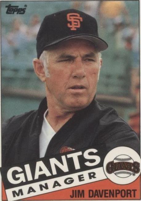 1985 Topps Traded - Jim Davenport #27T for sale online | eBay