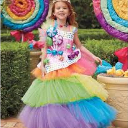 Chasing Fireflies Rainbow Candy Princess Costume Dress Size 8 | eBay