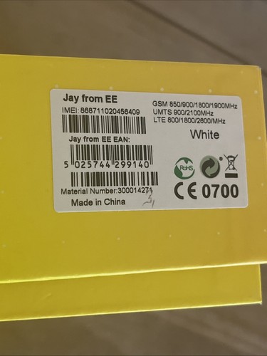 EE Jay 8" Android Tablet - Boxed - Powers Up with Fault (032505EE) | eBay