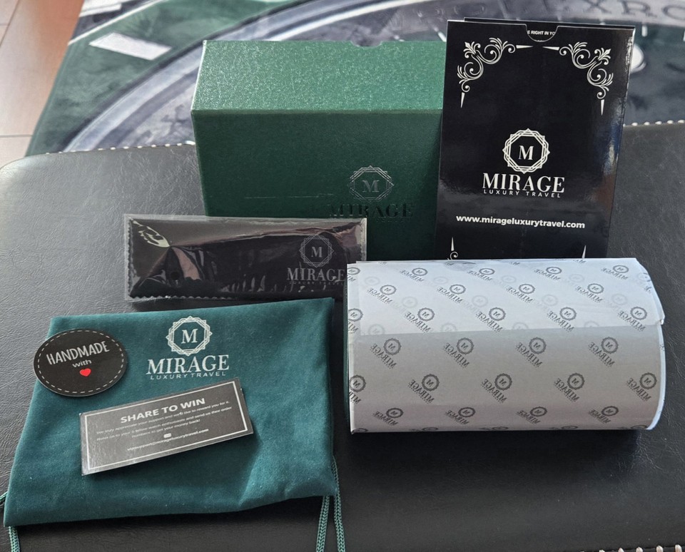 Mirage Luxury Travel 2 Watch Case Roll Royal Green New | eBay