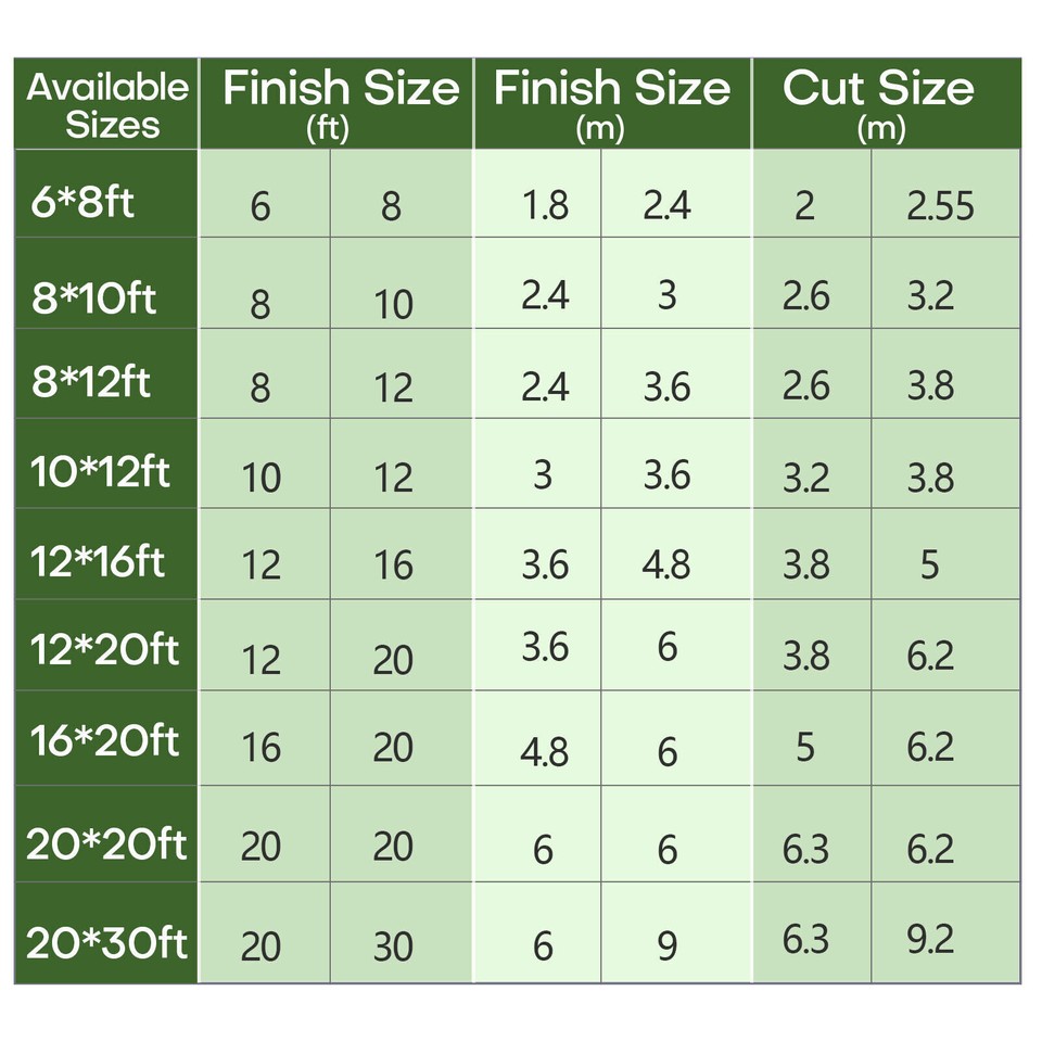 16oz Heavy Duty Canvas Tarp Thick Camping Garden Tarpaulin Cotton Shade ...