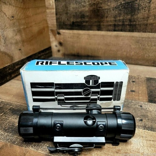 Colt Style Handle 4X20 Rifle Scope Retro with Lens Covers/Box/Papers | eBay