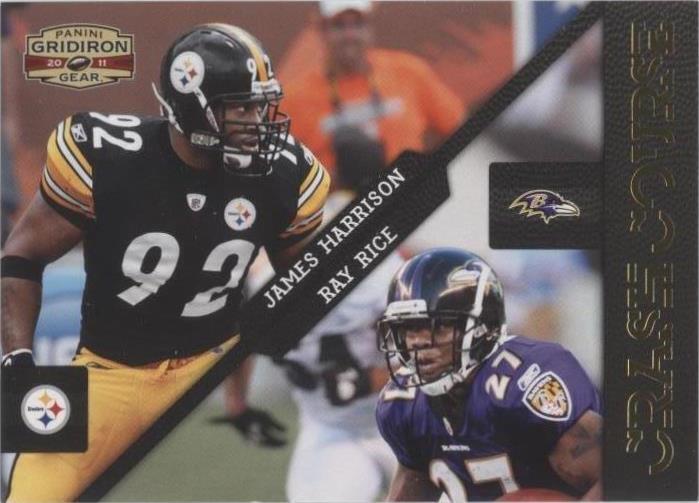 2011 Panini Gridiron Gear - Crash Course Ray Rice, James Harrison #7 ...